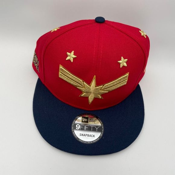 New Era | Accessories | Marvel X New Era Captain Marvel Snapback Nwt ...
